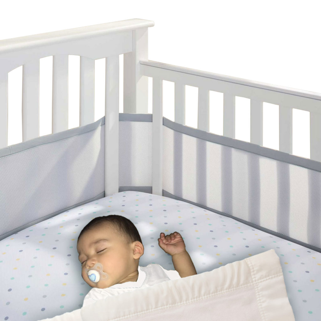 Ele Toys Baby Mesh Crib Liner – Maximize Air Flow & Minimize Stuck Arms ...
