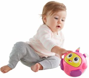 Bumble Ball Fisher-Price Bright Beats Spin & Crawl Tumble Beat Belle ...