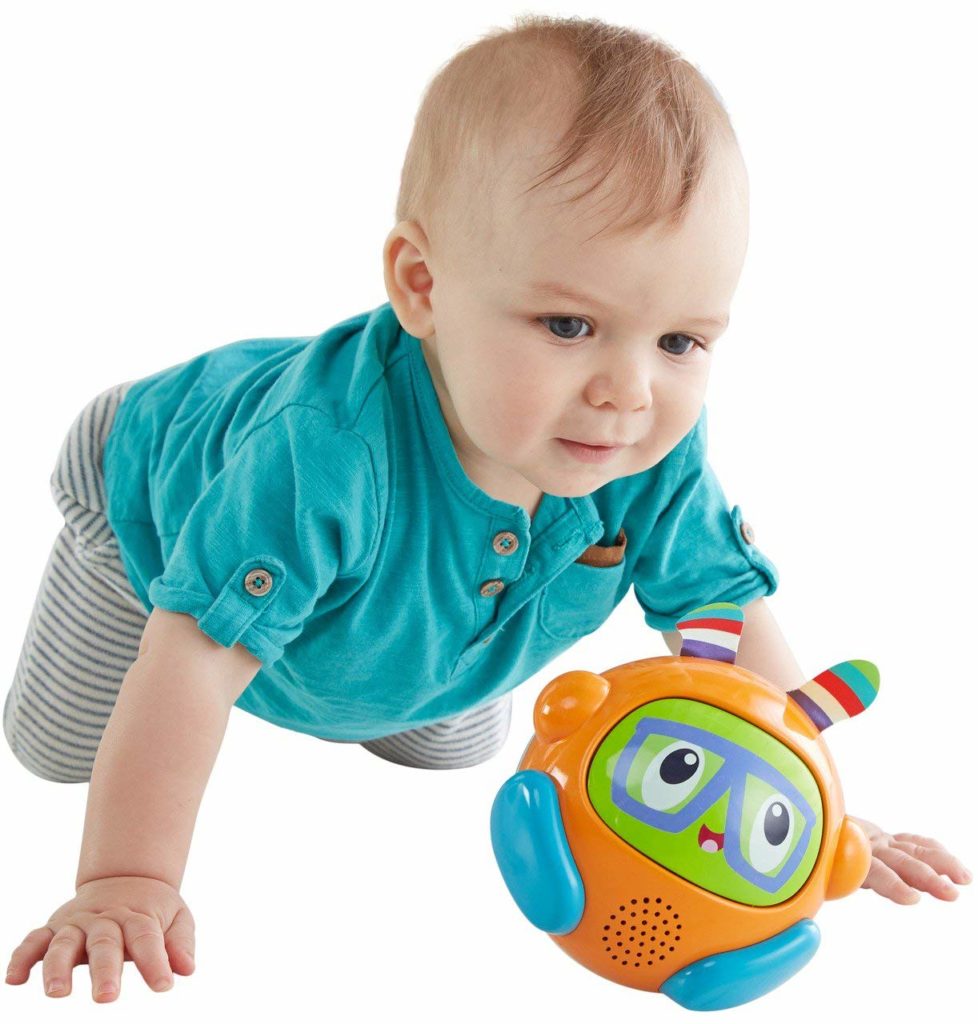 Beatbo Fisher-Price Bright Spin & Crawl Tumble Franky Beats Ball – Ele ...